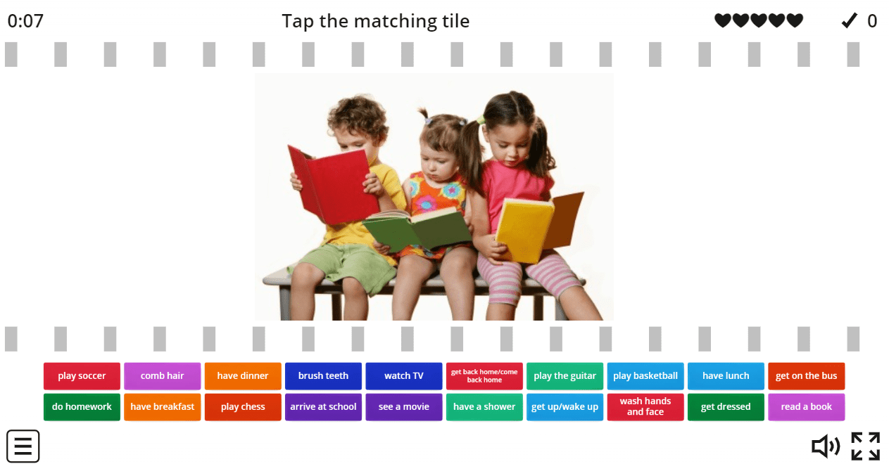 Spin the wheel (Daily routines) | 4 of 5